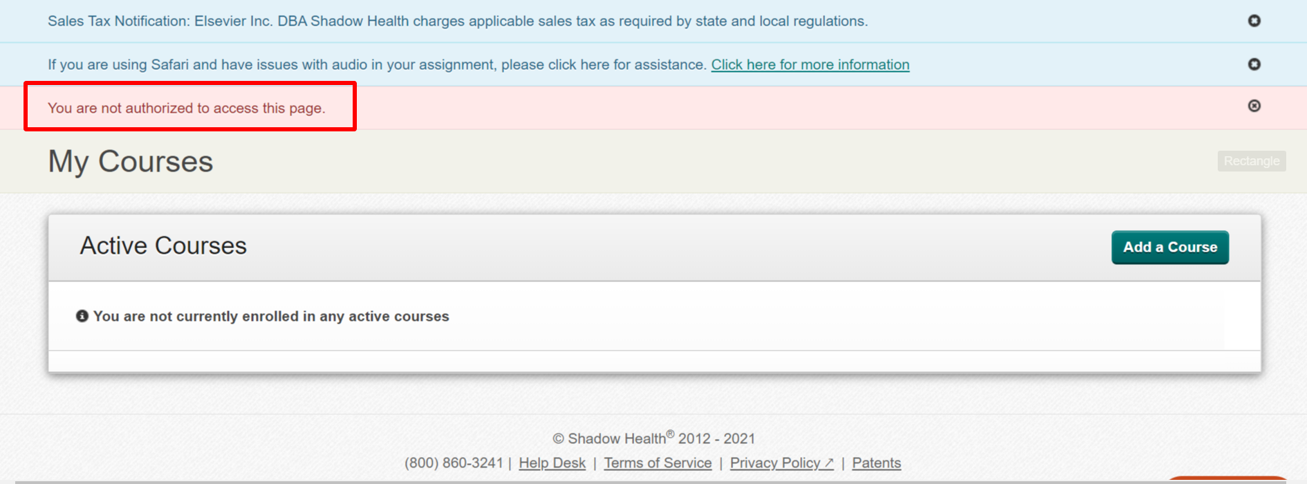Evolve enrollment - Shadow Health Support Center